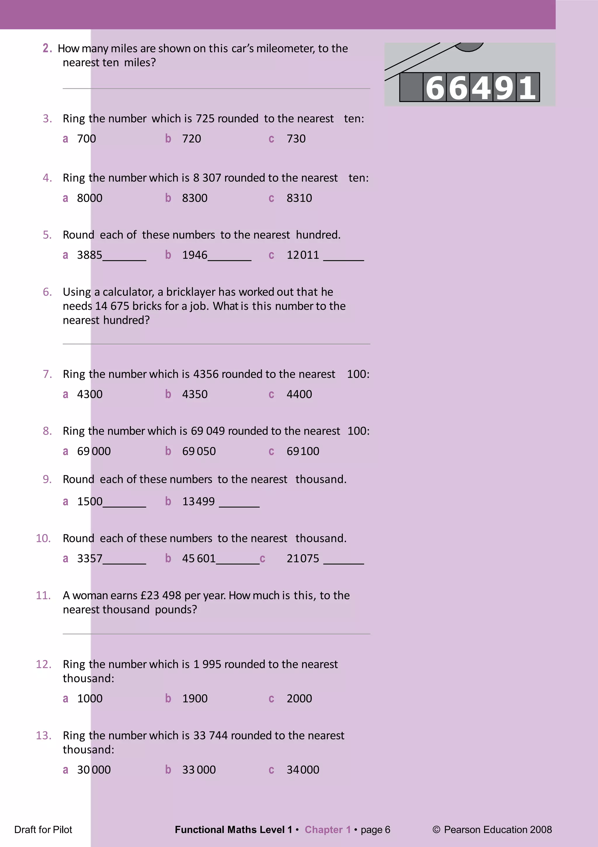 Maths level 1 chapter 1 learner materials | PPTX