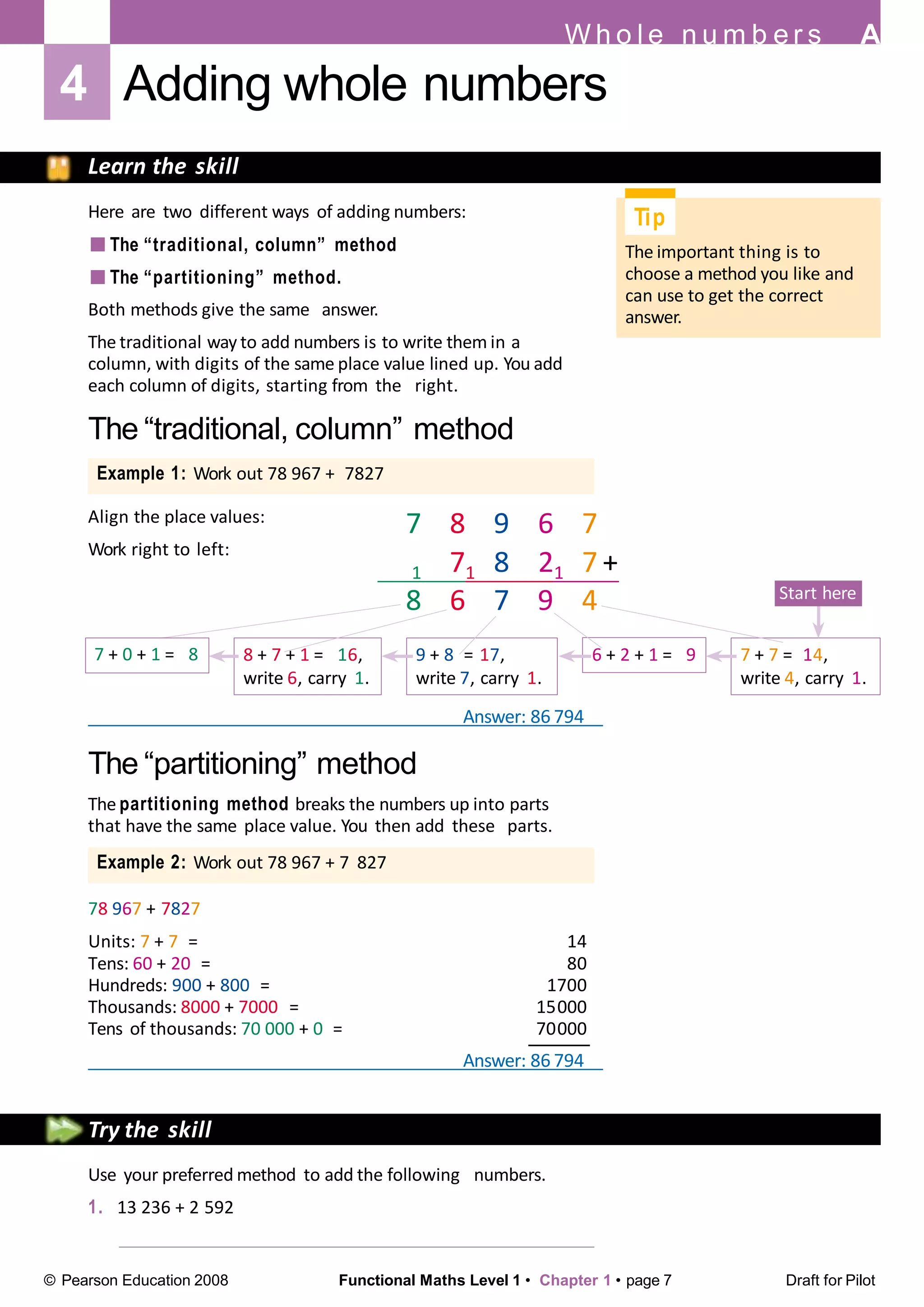 Maths level 1 chapter 1 learner materials | PPTX