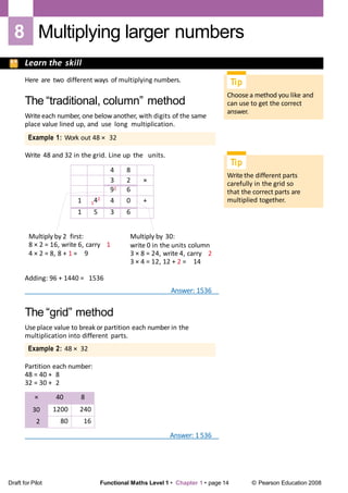 Maths level 1 chapter 1 learner materials | PPTX