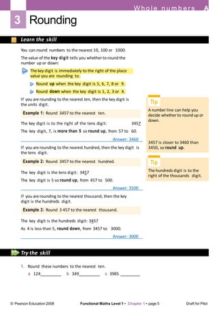 Maths level 1 chapter 1 learner materials | PPTX