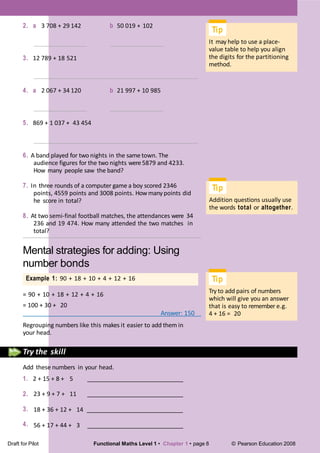 Maths level 1 chapter 1 learner materials | PPTX