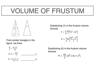 Math slide area and volume | PDF