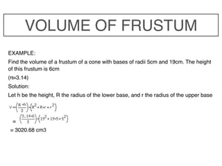 Math slide area and volume | PDF
