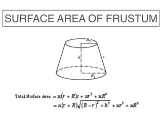 Math slide area and volume | PDF