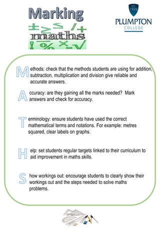 Maths marking poster.pptx