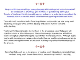 Maths methods for blogs | PPTX