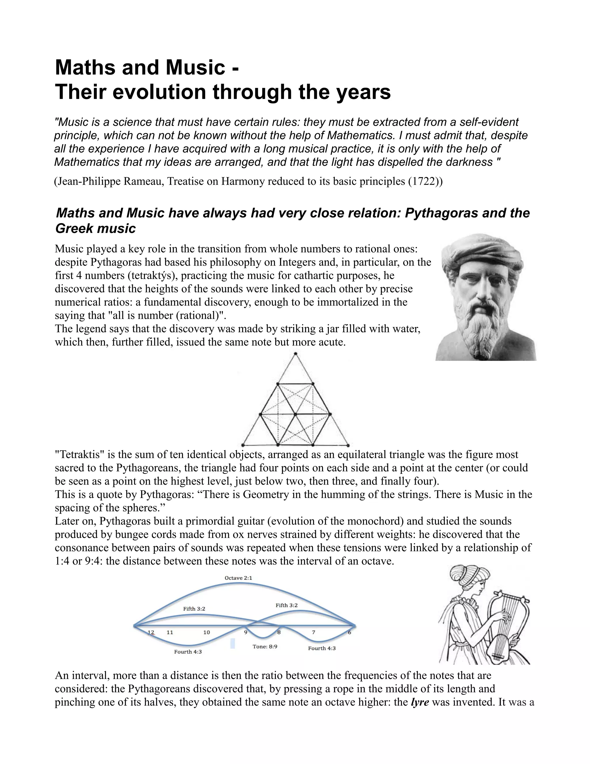 Maths, music & dance | PDF