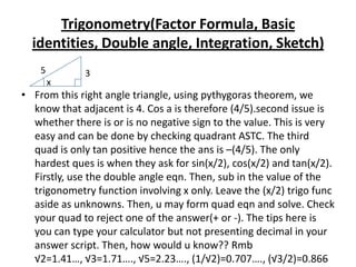 Maths notes for 4038 and 4016 paper | PPT