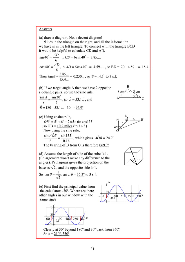 Maths Revision Notes - IGCSE | PDF