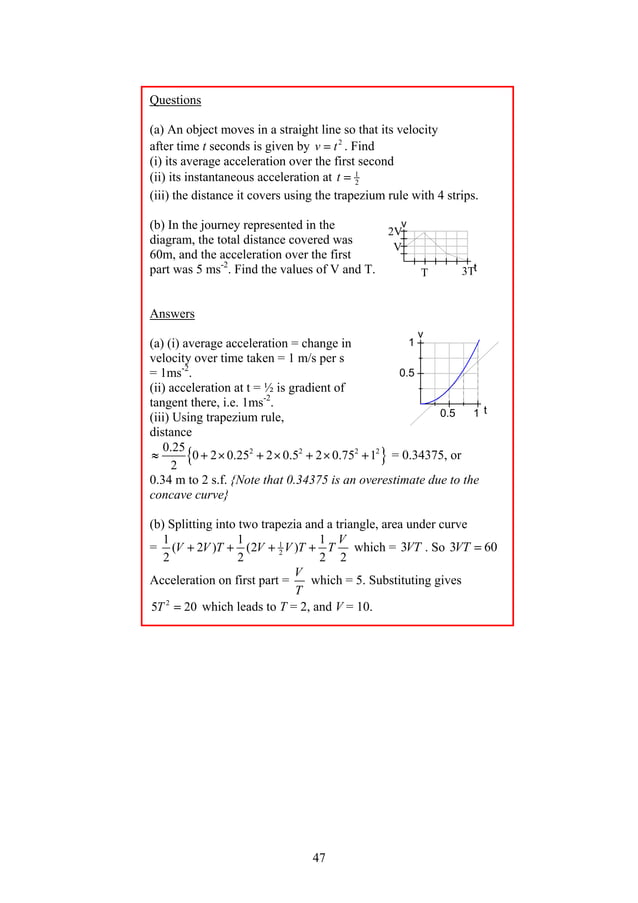 Maths Revision Notes - IGCSE | PDF