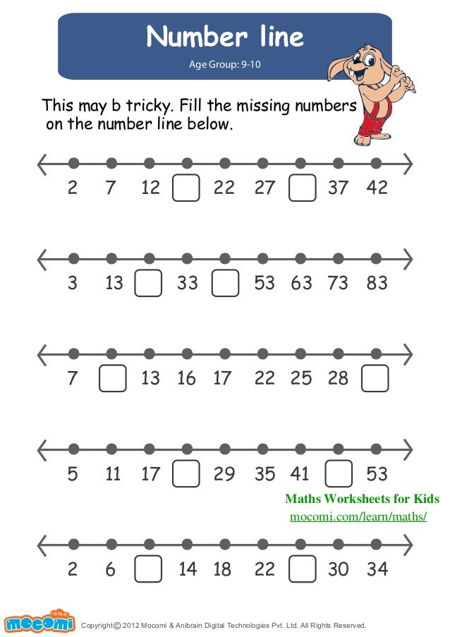 Number Line Maths Worksheets For Kids Mocomi Number Line Maths Worksheets For Kids Mocomi