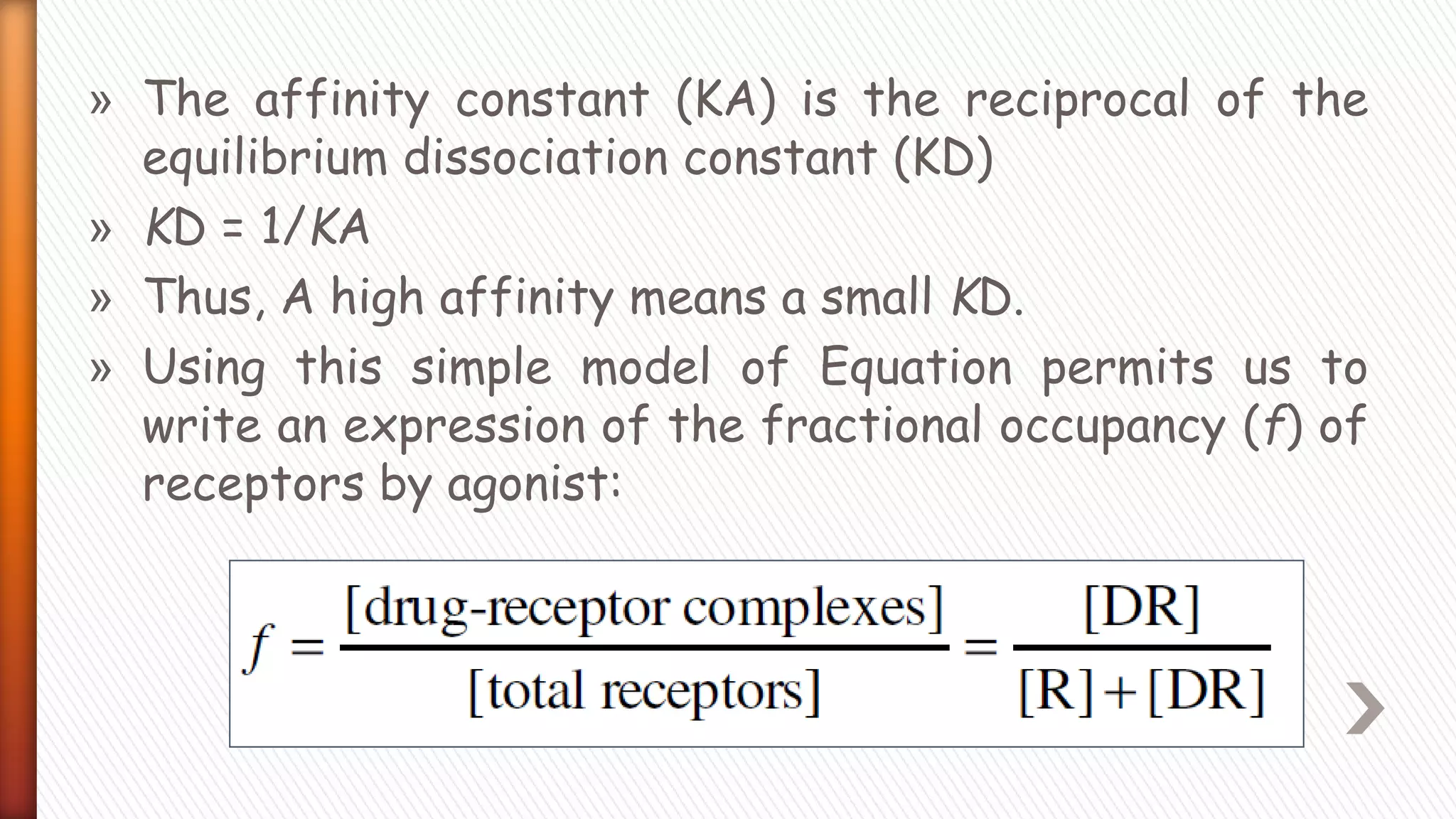 Maths of receptor | PDF
