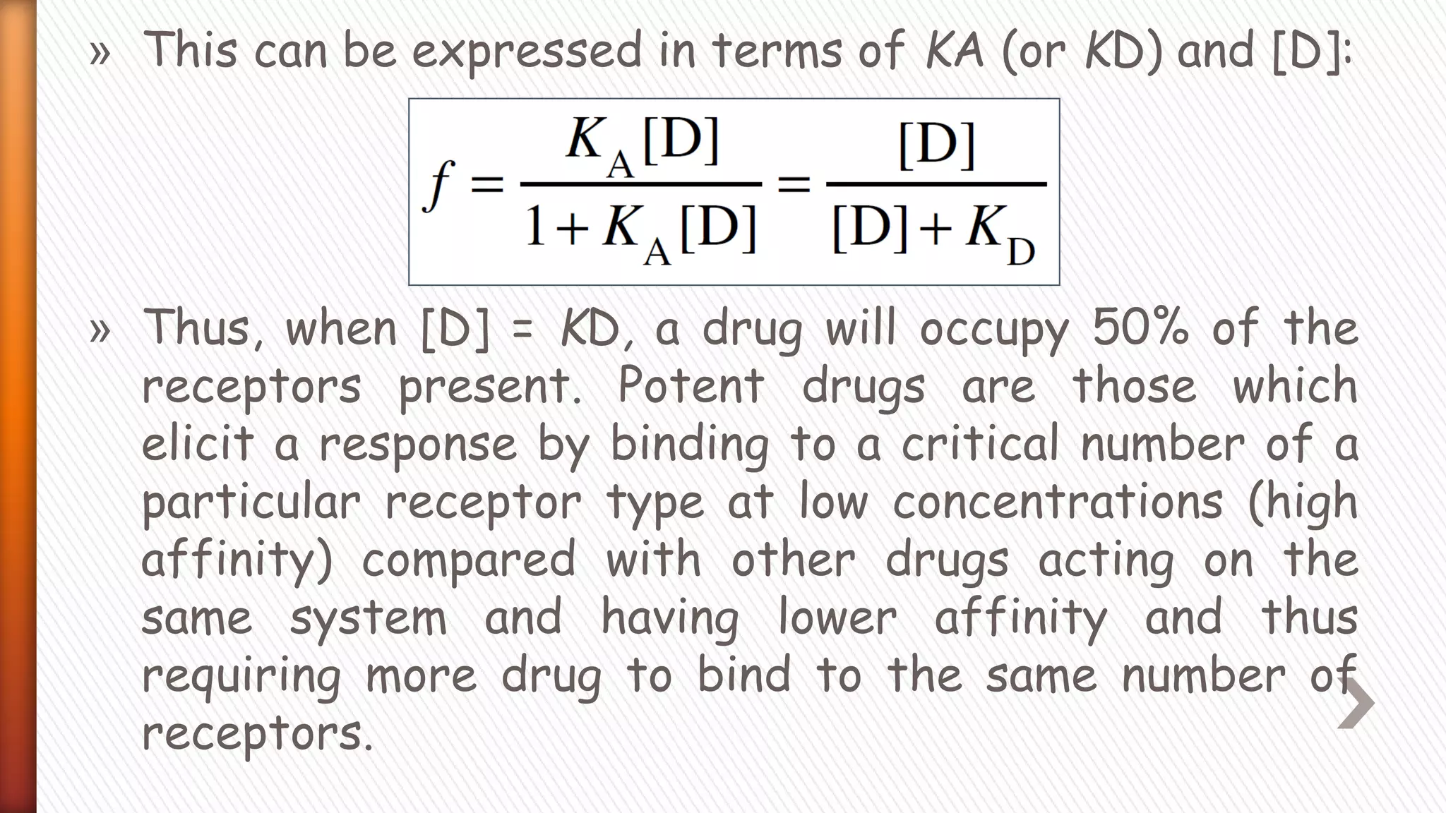Maths of receptor | PDF