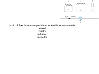 lcr circuit implementation using matlab | PPT