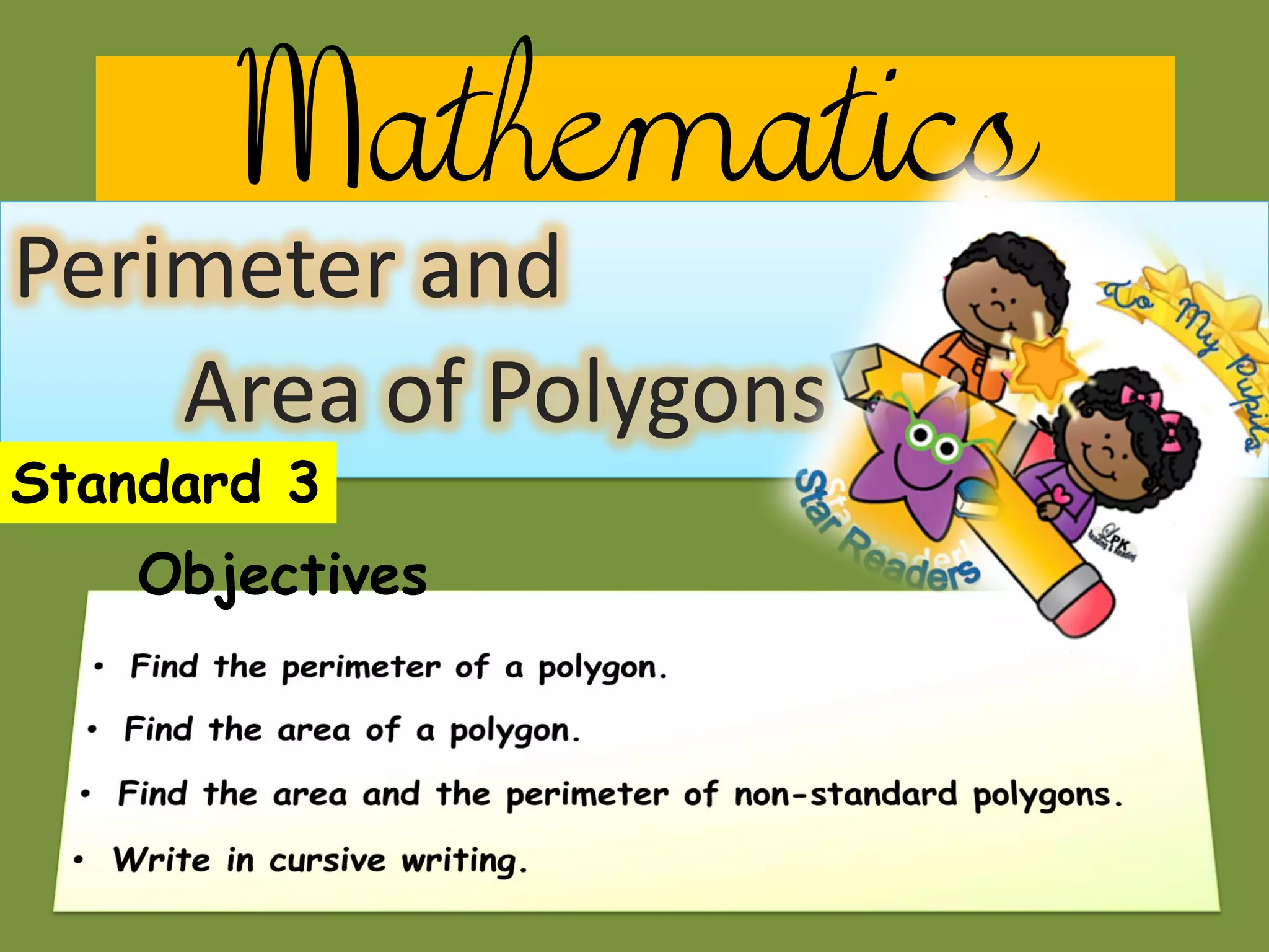 Mathematics: Perimeter and Area Lesson | PDF