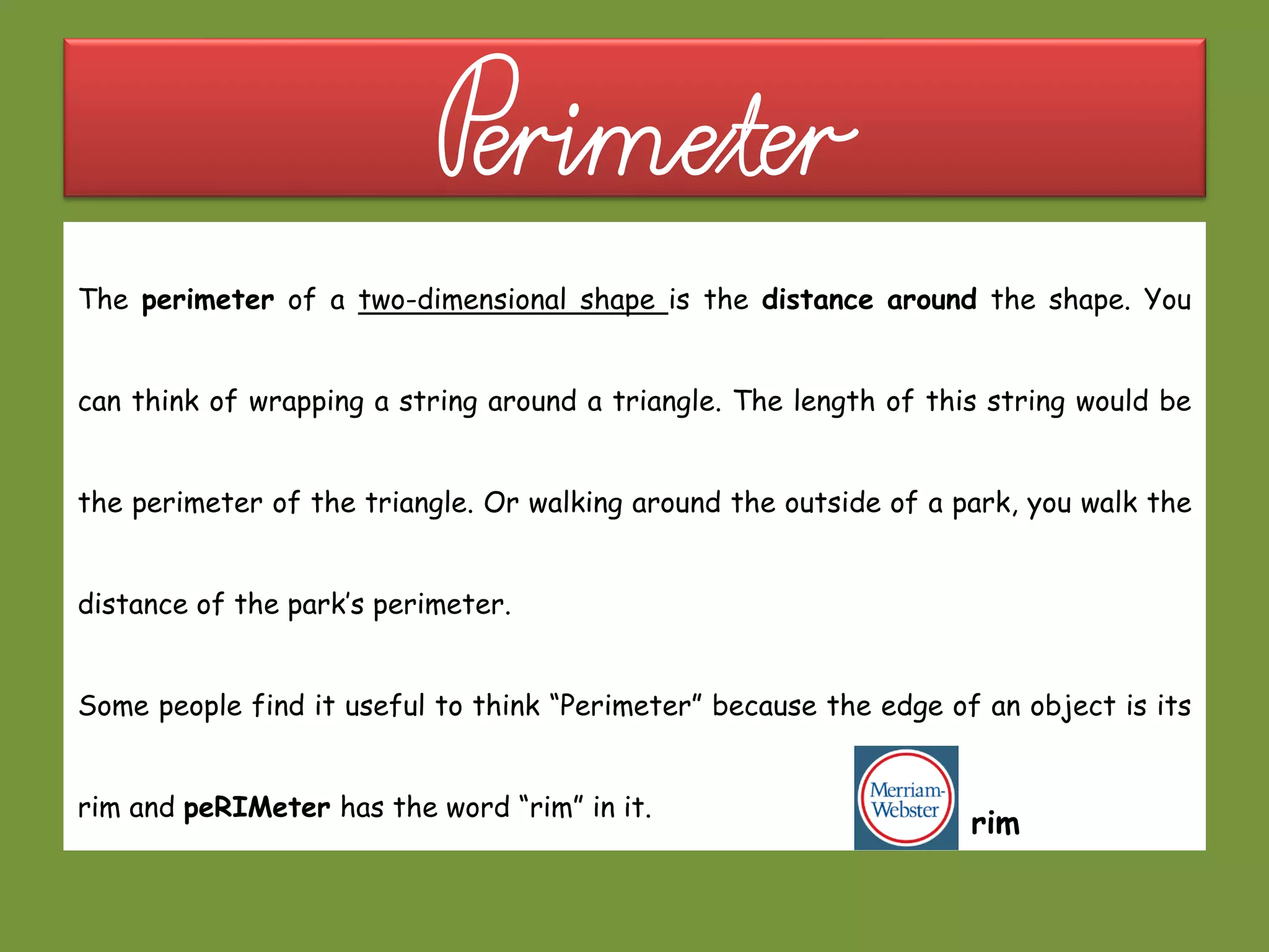 Mathematics: Perimeter and Area Lesson | PDF