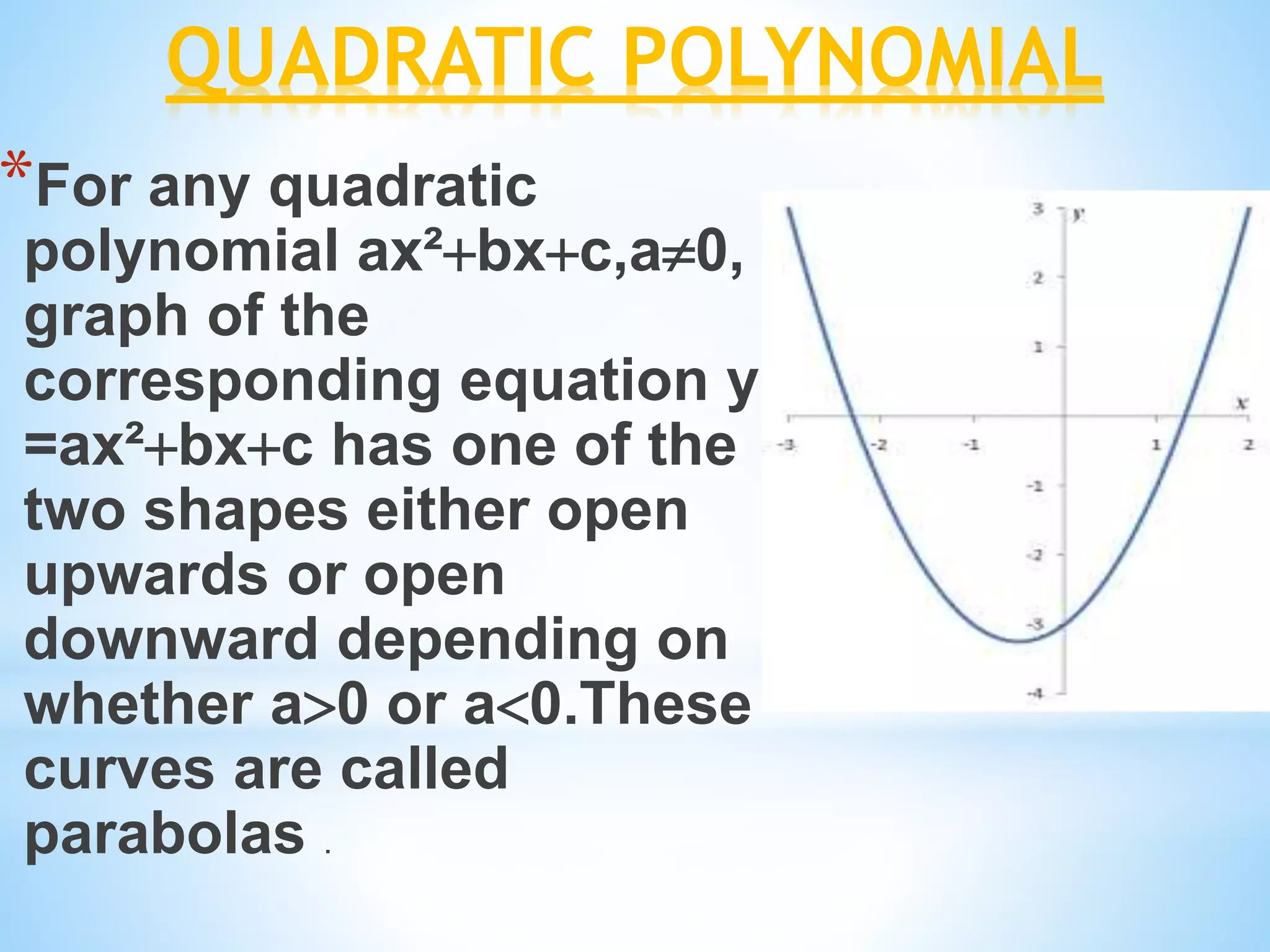 Maths polynomials | PPTX