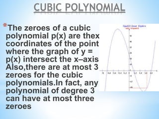 Maths polynomials | PPTX | Physics | Science