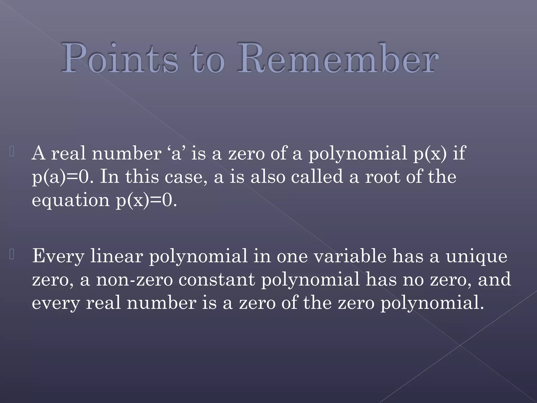 Maths polynomials 9th | PPT