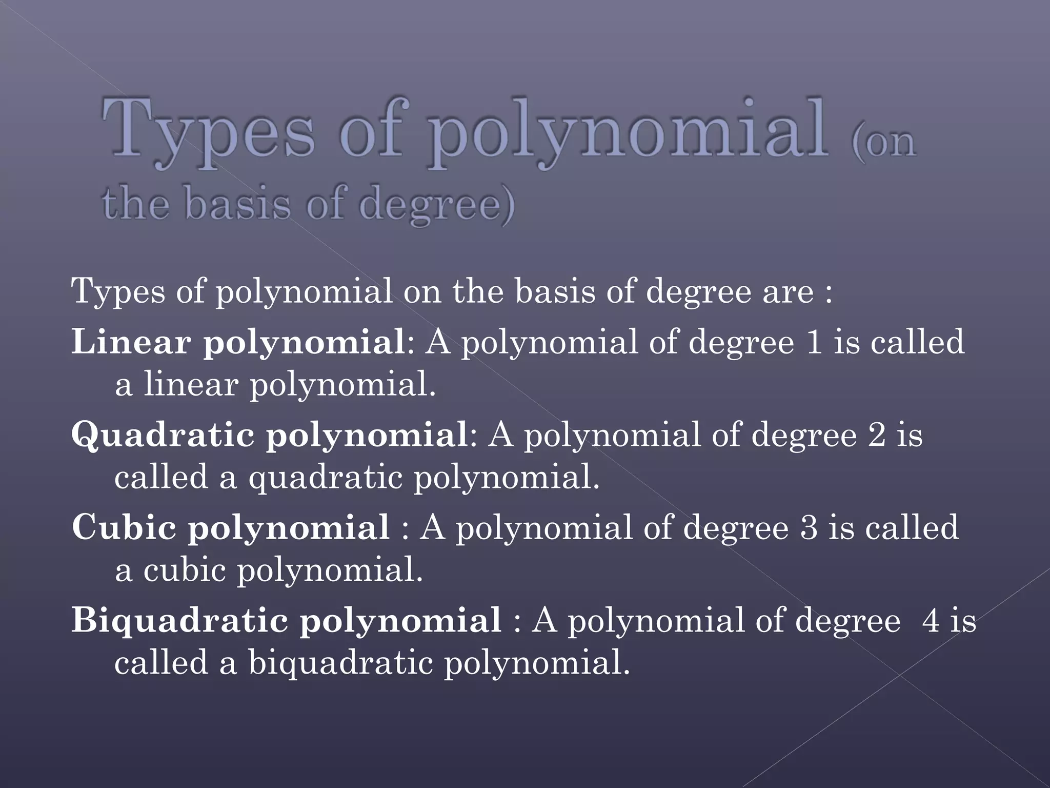Maths polynomials 9th | PPT