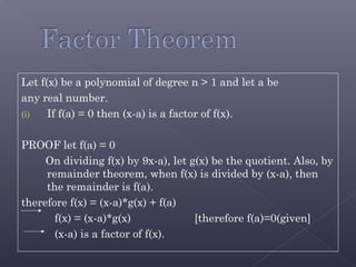 Maths polynomials 9th | PPT
