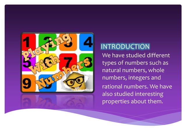 playing with numbers class 8 | PPTX