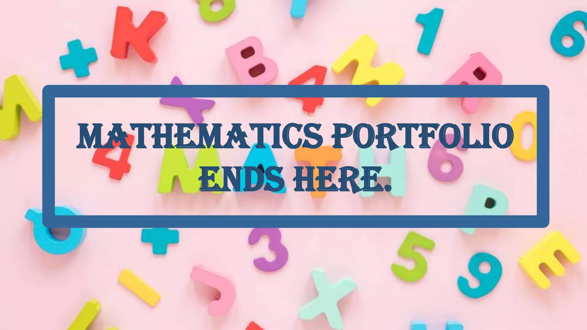 Maths portfolio manvi | PPTX