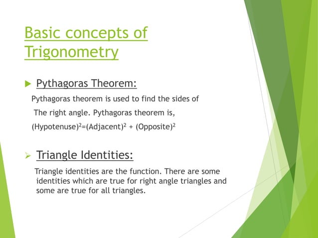 Trignometry | PPTX | Geology | Science