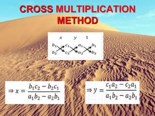LINEAR EQUATION IN TWO VARIABLES PPT | PPTX