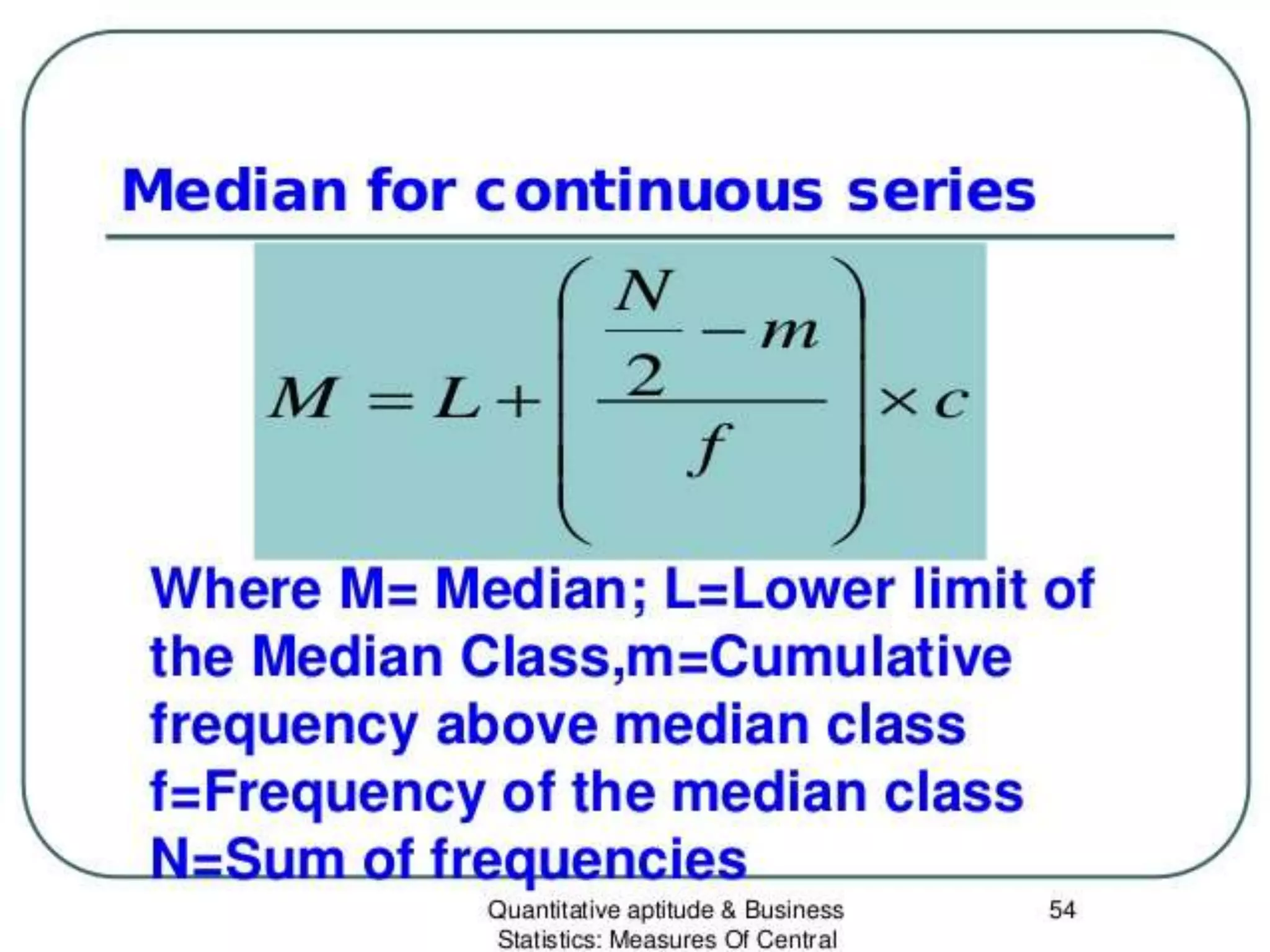 Measures Of Central Tendency And Measures Of Dispersion Pptx
