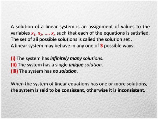 linear equations | PPT