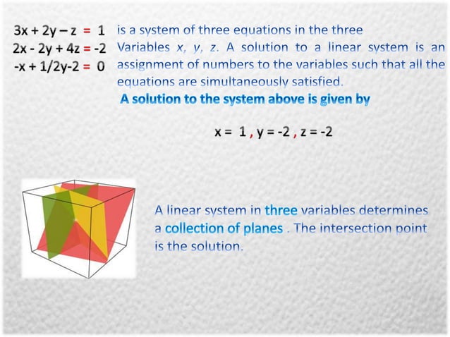 linear equations | PPT