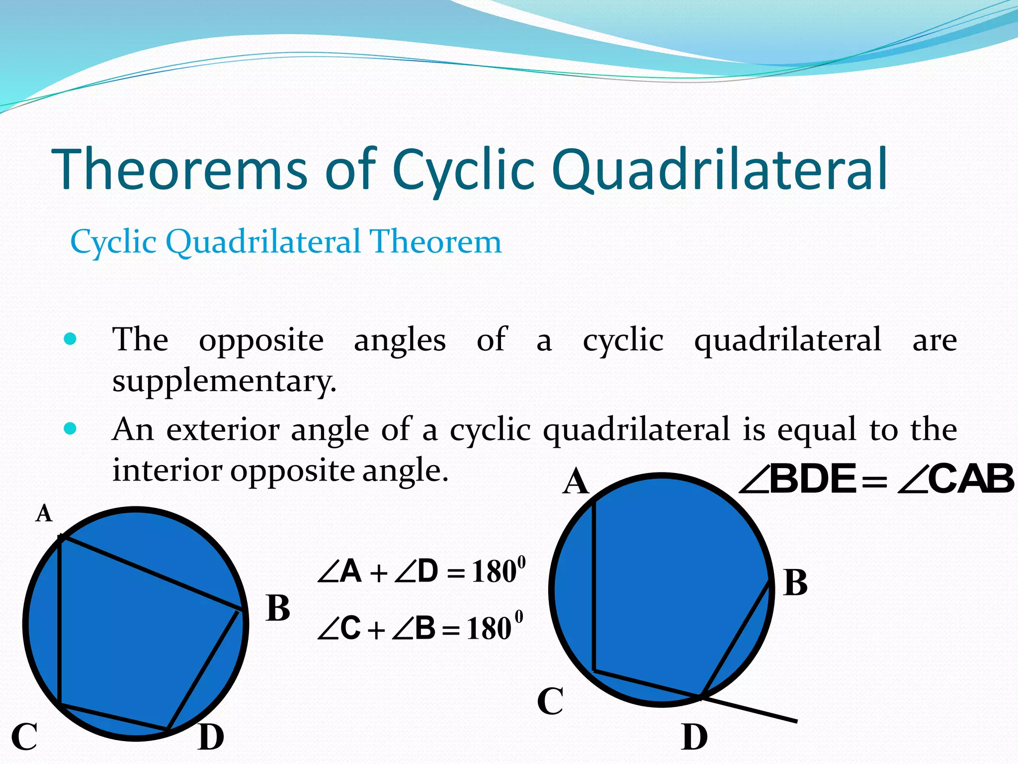 Cyclic Quadrilateral | PPTX