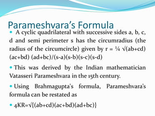 Cyclic Quadrilateral | PPTX