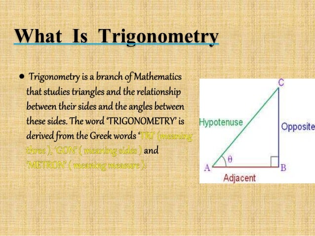 Introduction To Trigonometry