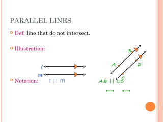Lines and Angles | PPT