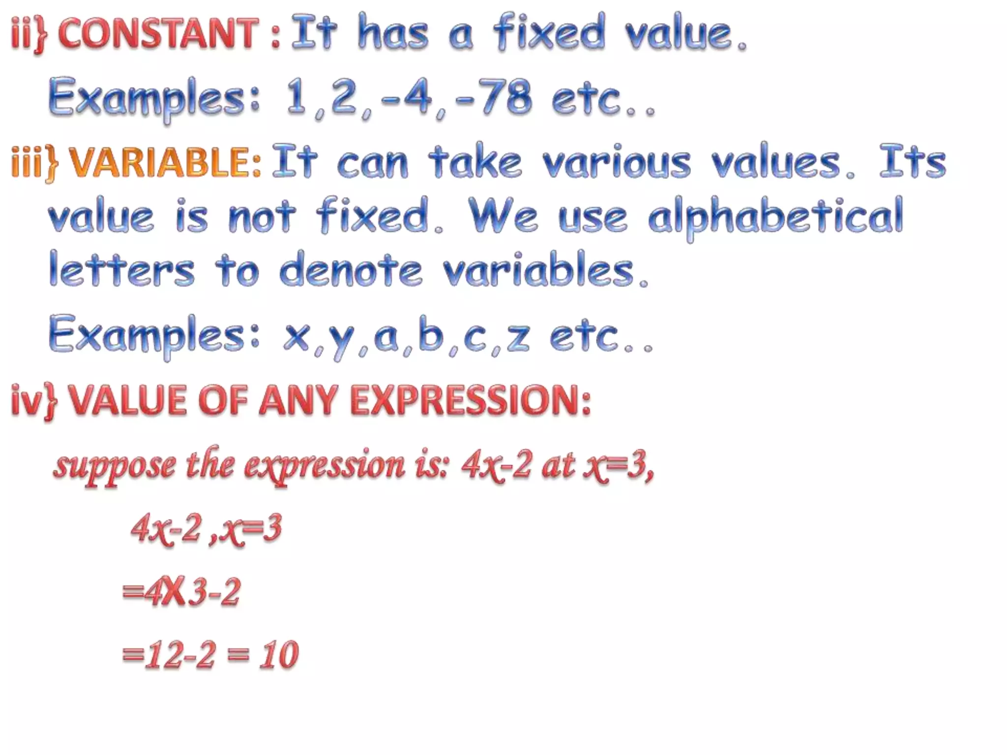 Maths ppt on algebraic expressions and identities | PPTX