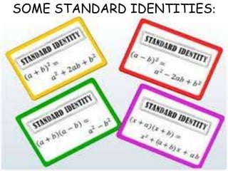 Maths ppt on algebraic expressions and identities | PPT