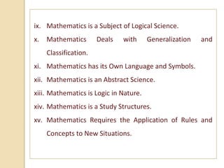 MATHEMATICS and How to Develop Interest in Maths? | PPSX
