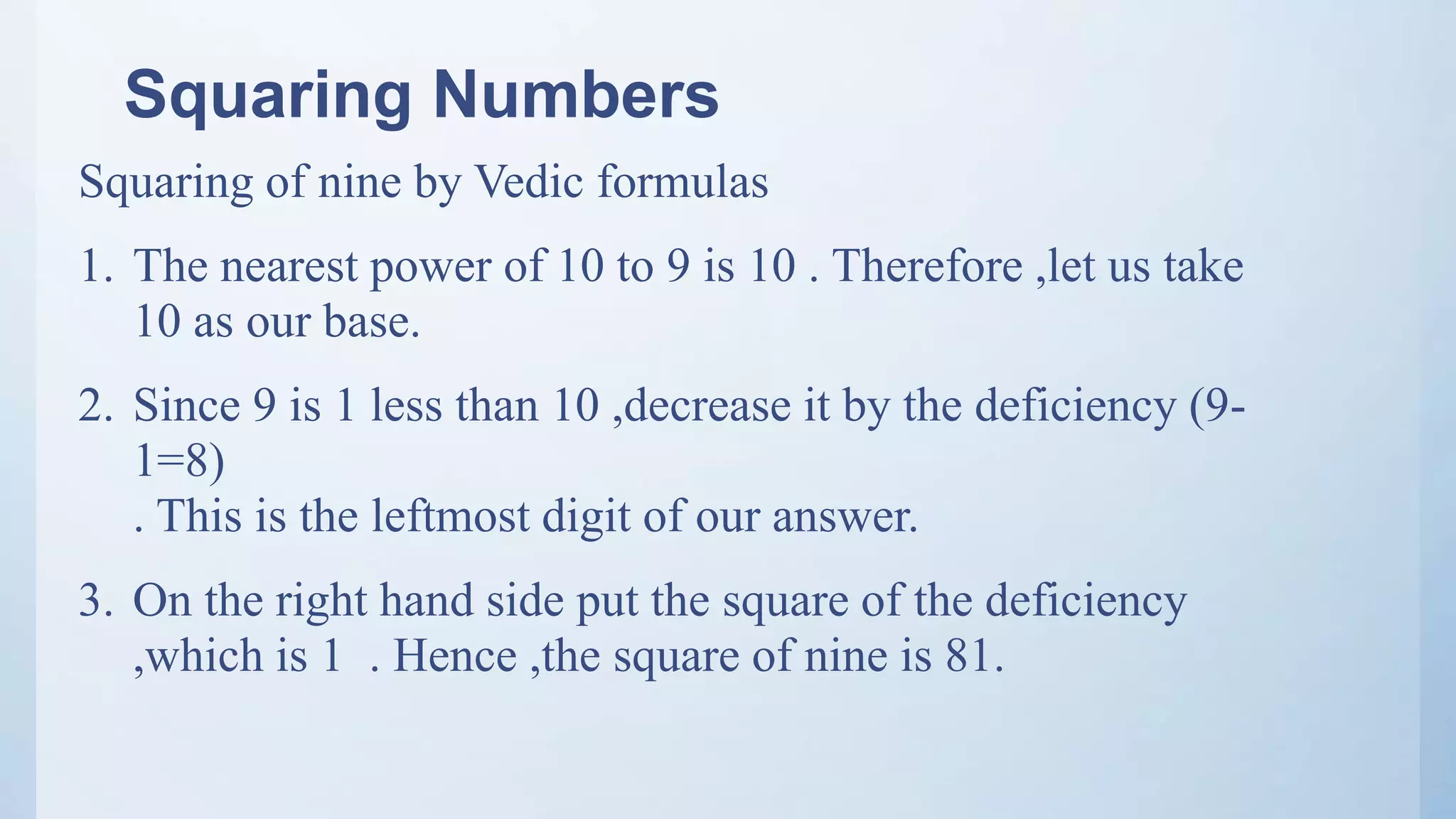 Vedic maths ppt by lakshay virmani | PPTX