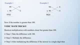 Vedic maths ppt by lakshay virmani | PPTX