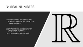 THE NUMBER SYSTEM | PPT