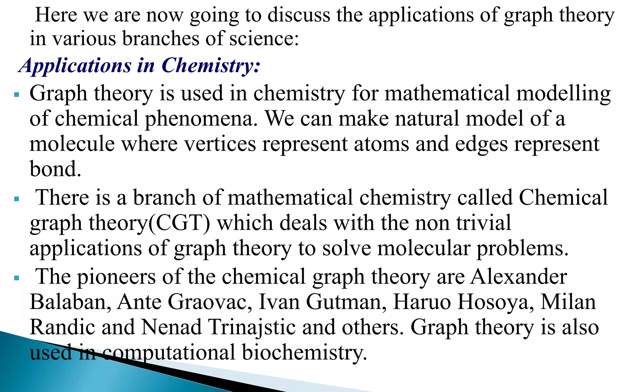 Applications of graph theory | PPTX