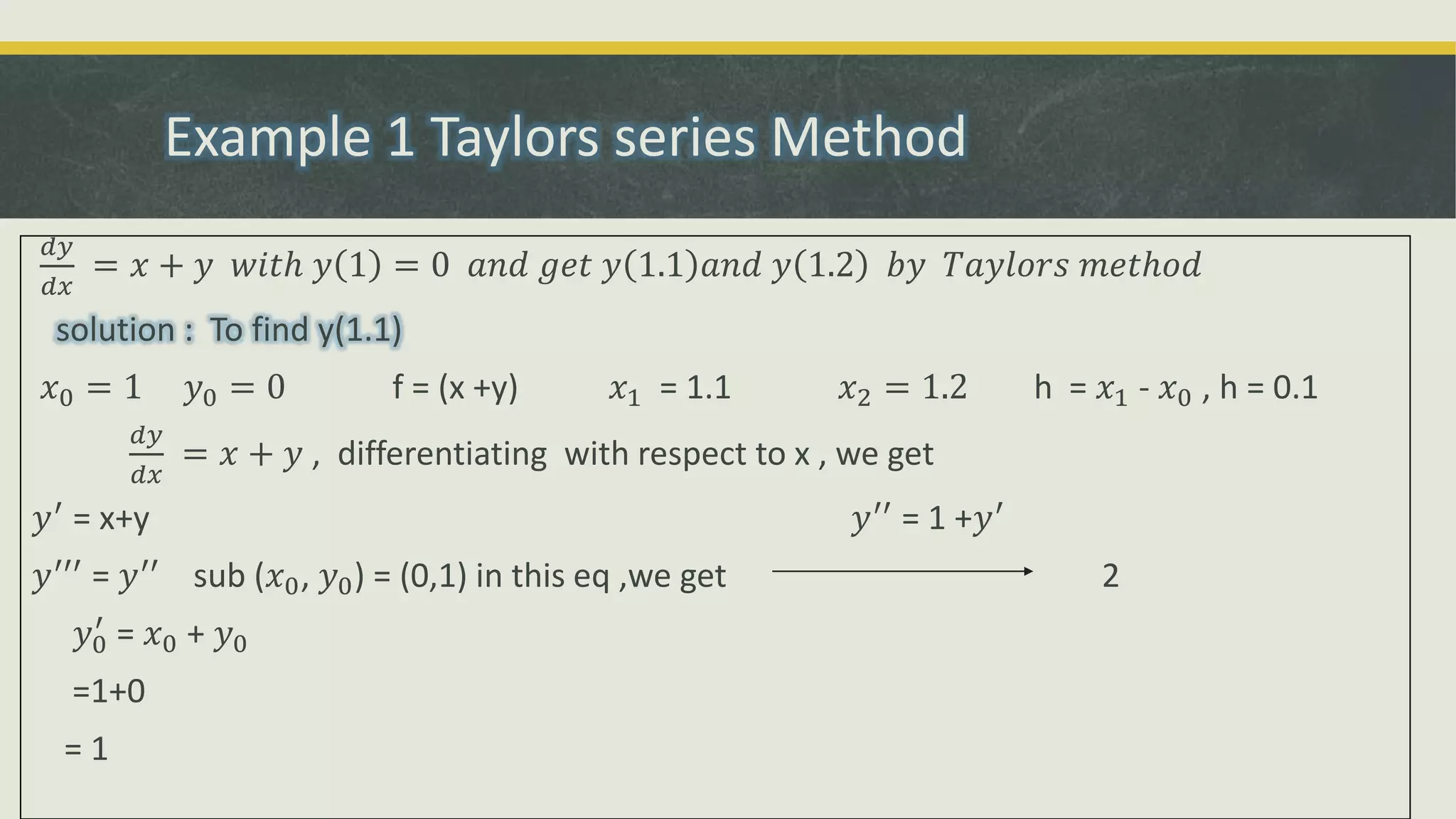 Taylors series | PPT