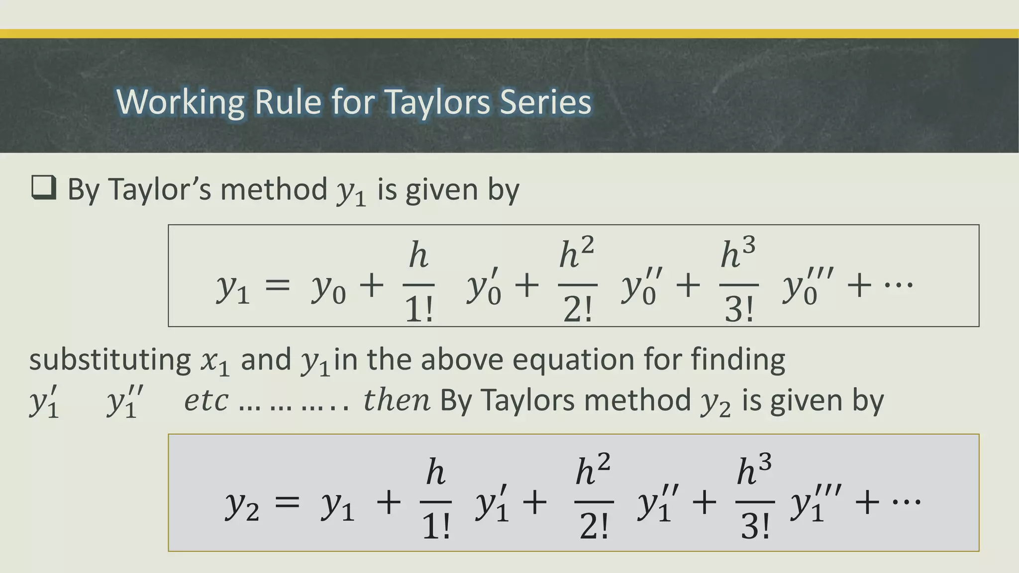 Taylors series | PPT