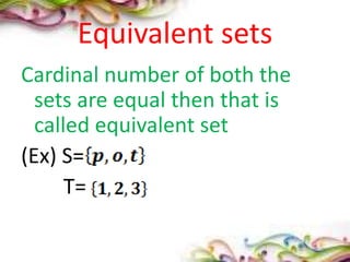 Business Mathematics - Types of sets | PPTX