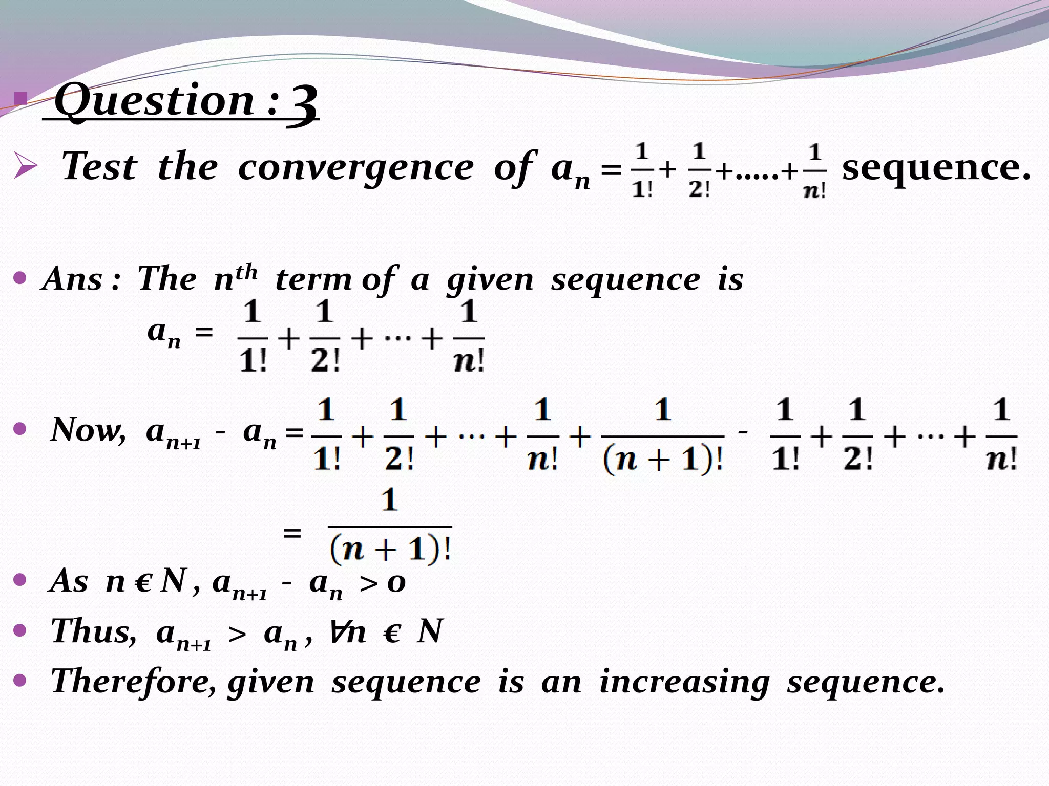 Sequences and Series (Mathematics) | PPTX