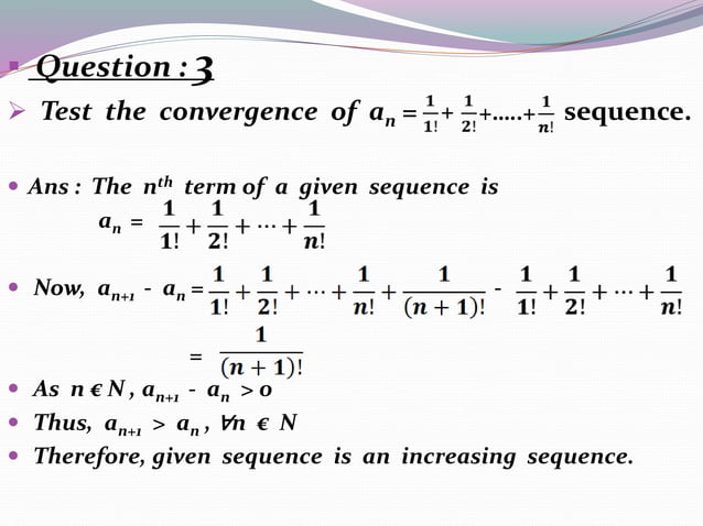 Sequences and Series (Mathematics) | PPTX