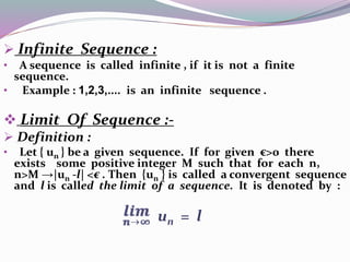 Sequences and Series (Mathematics) | PPTX