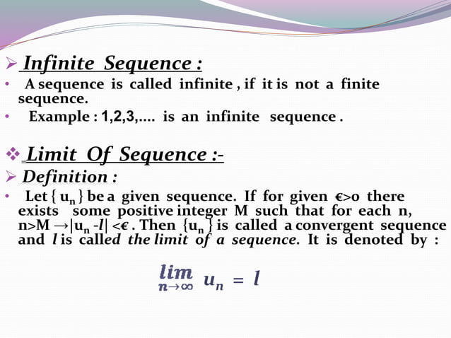 Sequences and Series (Mathematics) | PPTX